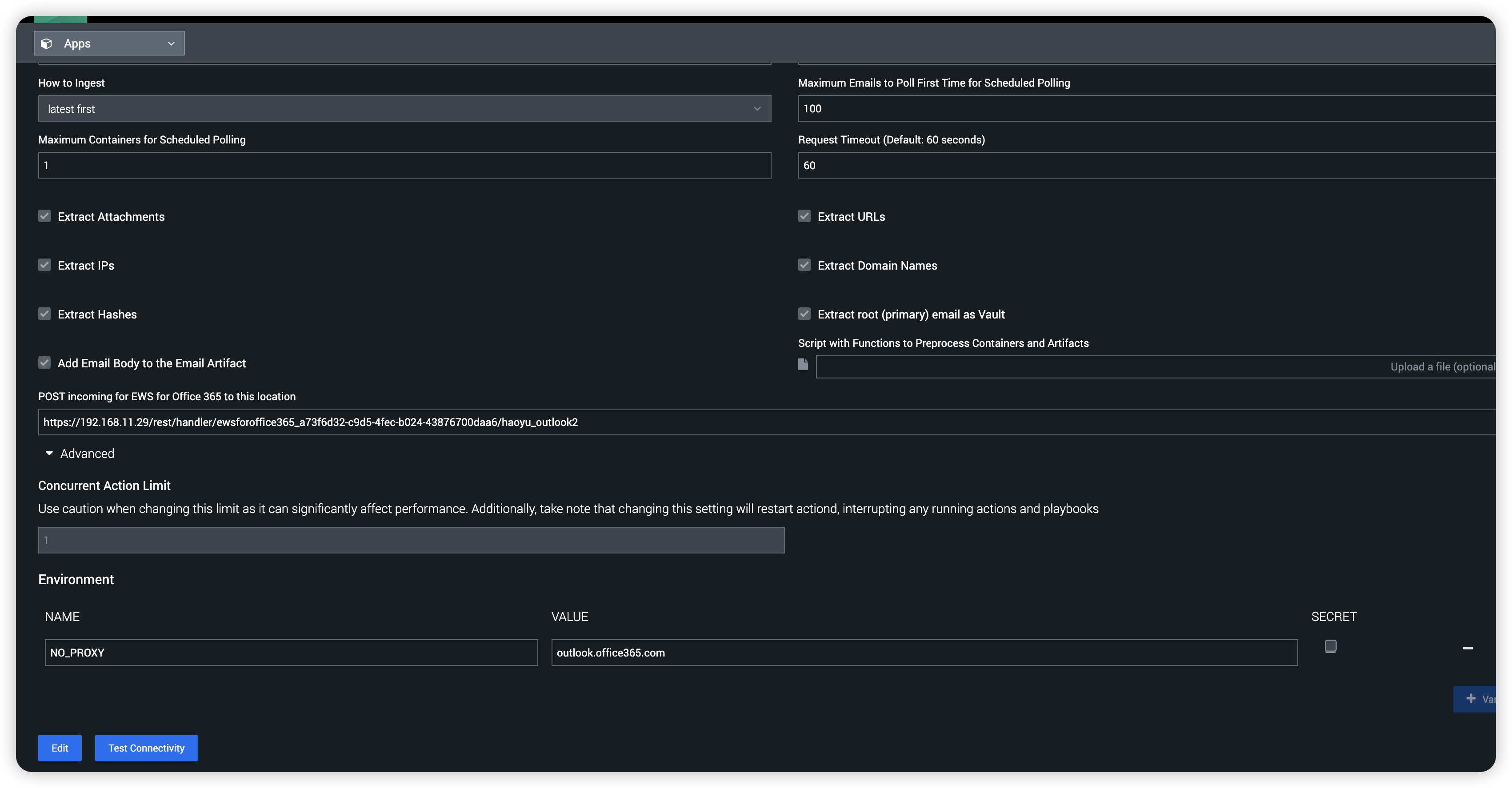 Email Client App Can Retrieve Emails but Fails to Ingest Due to Incorrect NO_PROXY Environment ...