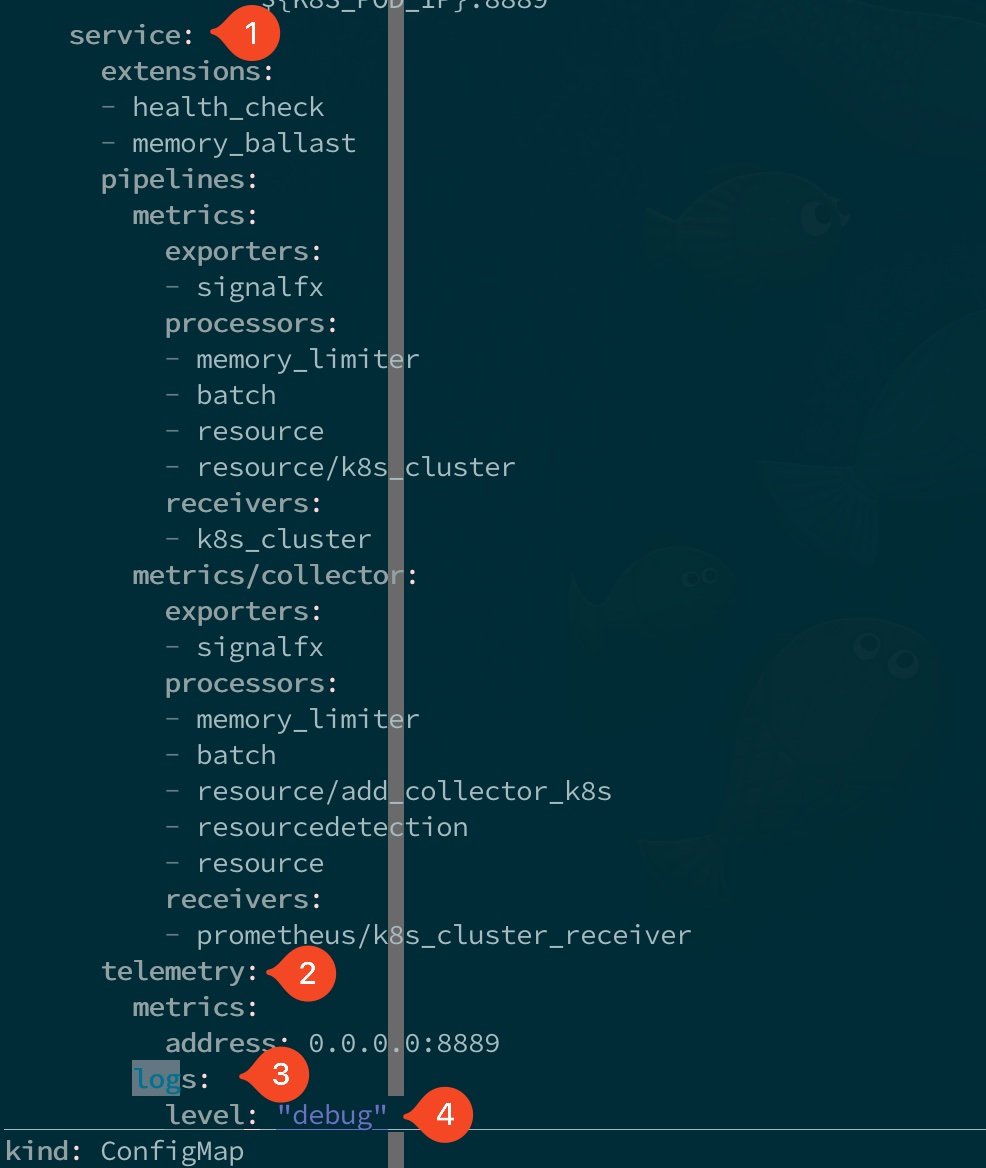Kubernetes Cluster Receiver Metrics Lag - Getting debug logs from the ...