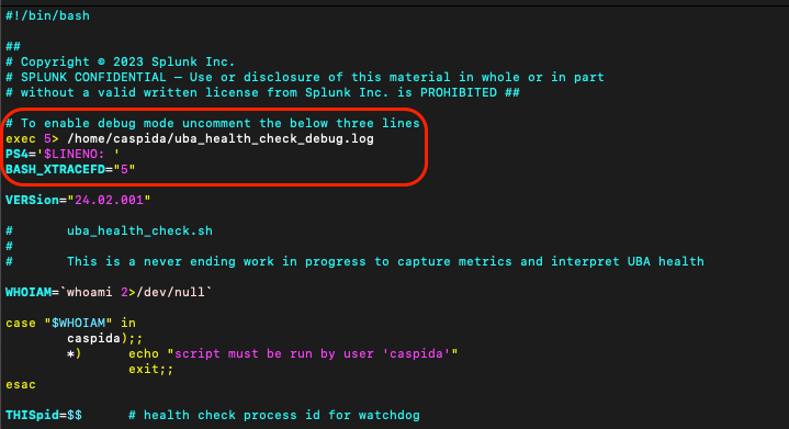 UBA Health Check Script Output Not Showing Completely – Stuck and Killed | Splunk
