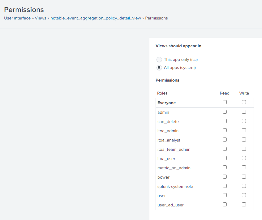 ITSI Episode Review dashboard doesn't display Policy filter and link to the NEAP policy | Splunk