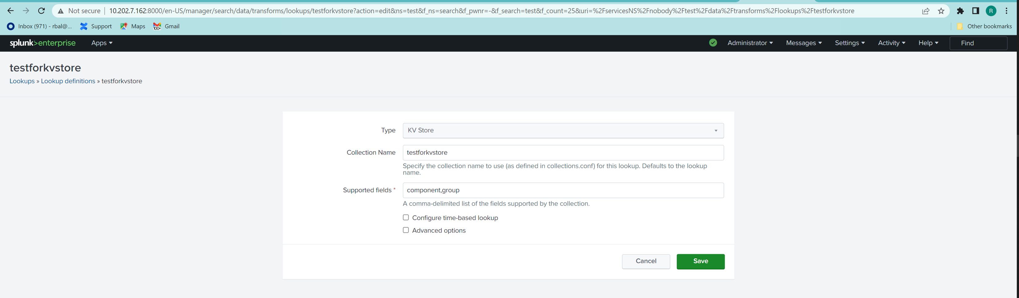 Steps to Configure Kvstore | Splunk