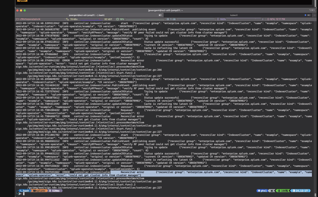 In Splunk Operator for Kubernetes, Search head and Indexer Cluster ...