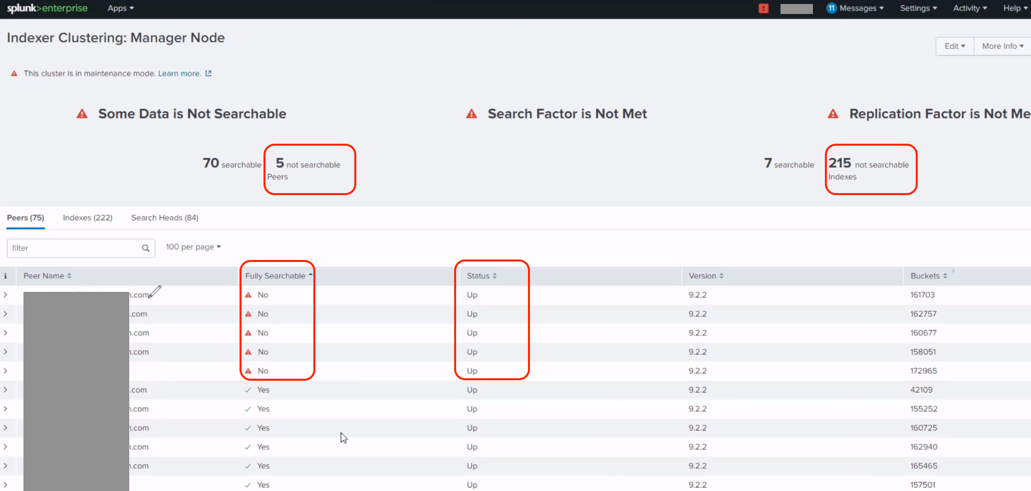 After upgrading to Splunk 9.2.0, 9.2.1, 9.2.2, and 9.3.0, indexers don ...