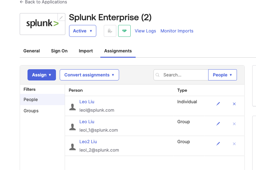 SAML configuration with OKTA as the IDP | Splunk