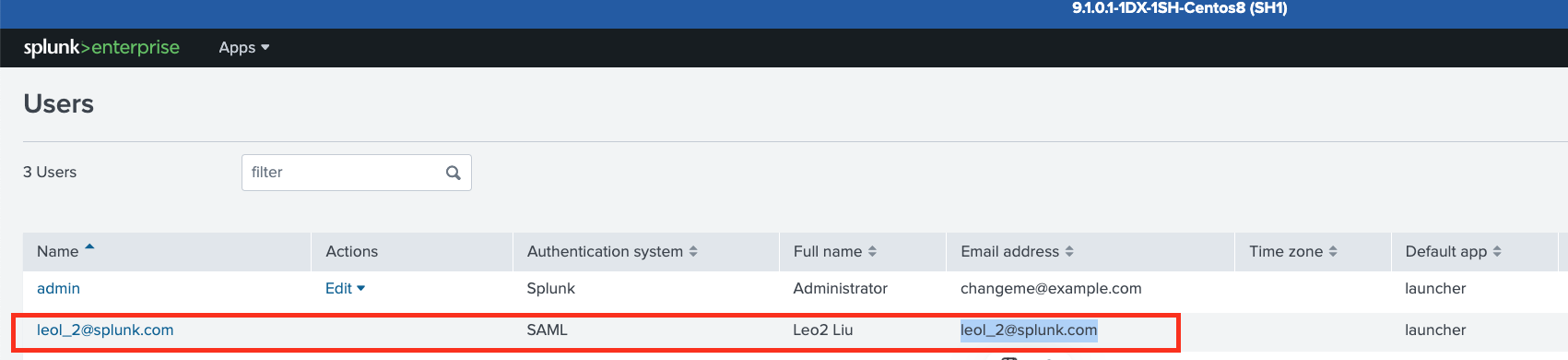 SAML configuration with OKTA as the IDP | Splunk