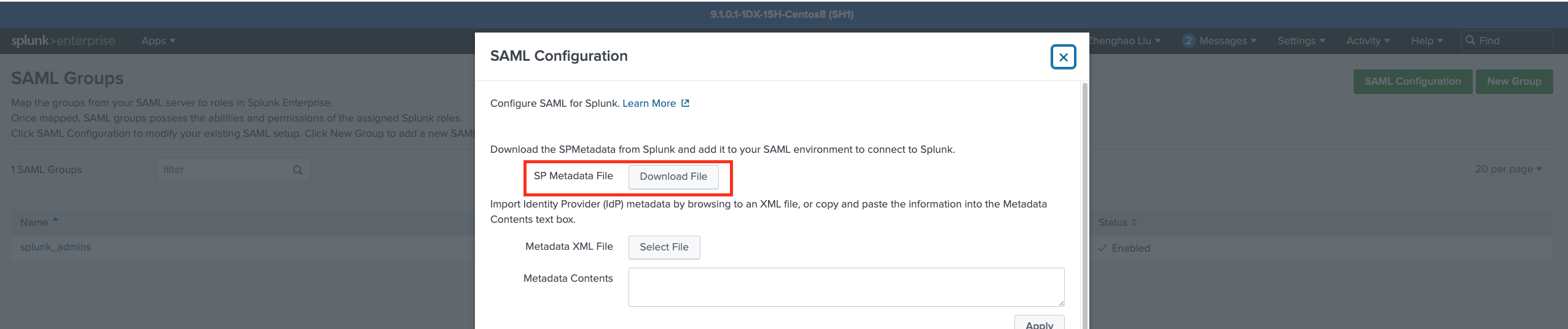 SAML configuration with OKTA as the IDP | Splunk