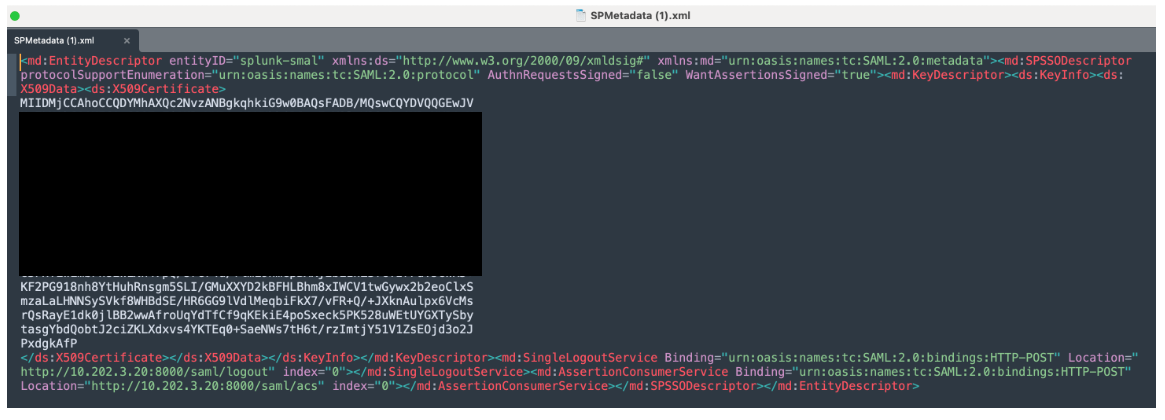 SAML configuration with OKTA as the IDP | Splunk