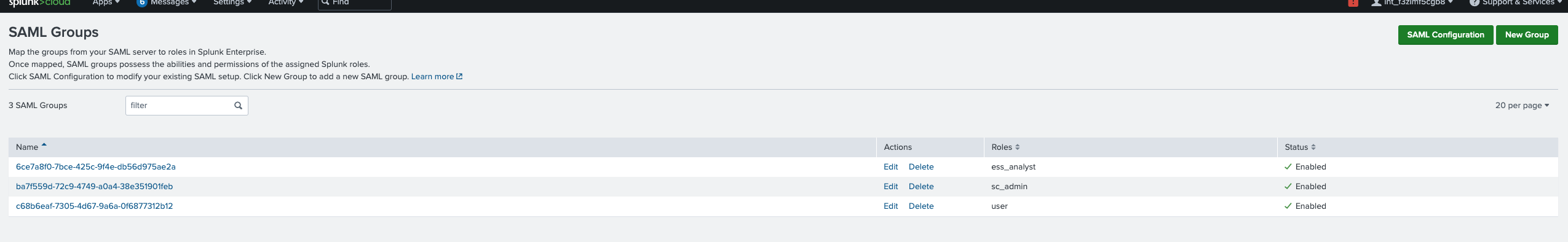 SAML user unable to login due to error: Saml response does not contain ...
