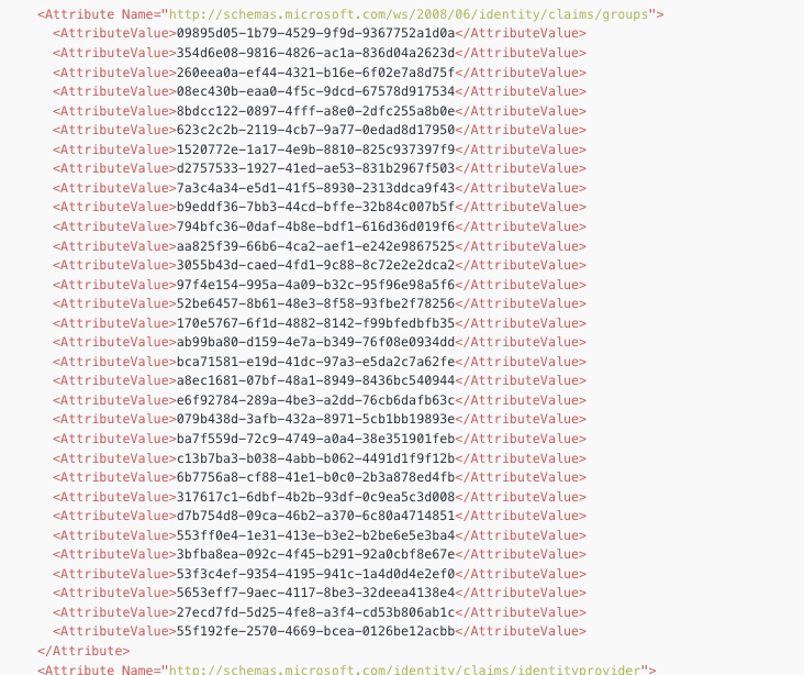 SAML user unable to login due to error: Saml response does not contain group information | Splunk