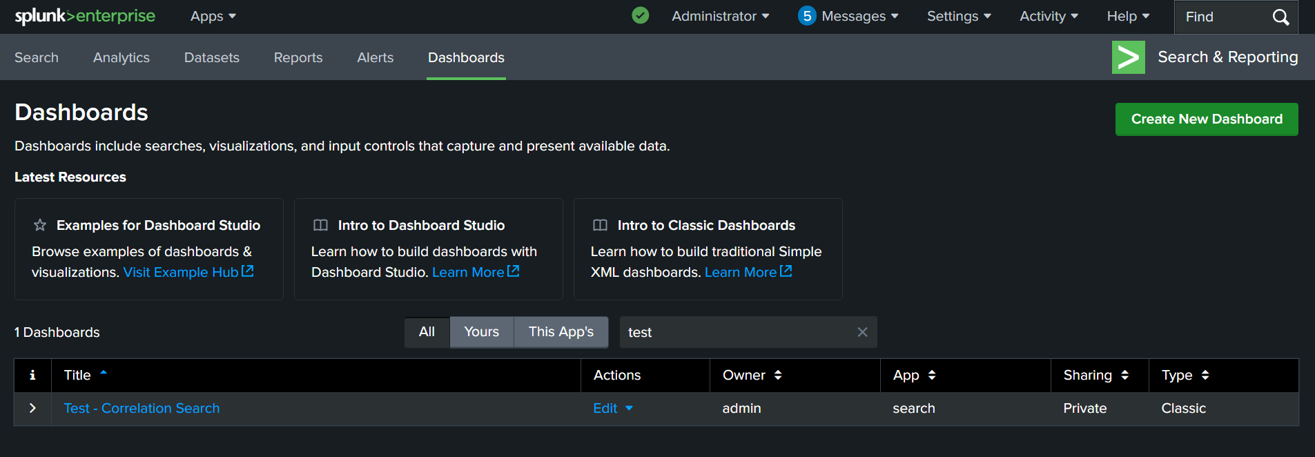 Unable to Add Custom Dashboard as "Drill-Down Dashboard" in Correlation ...