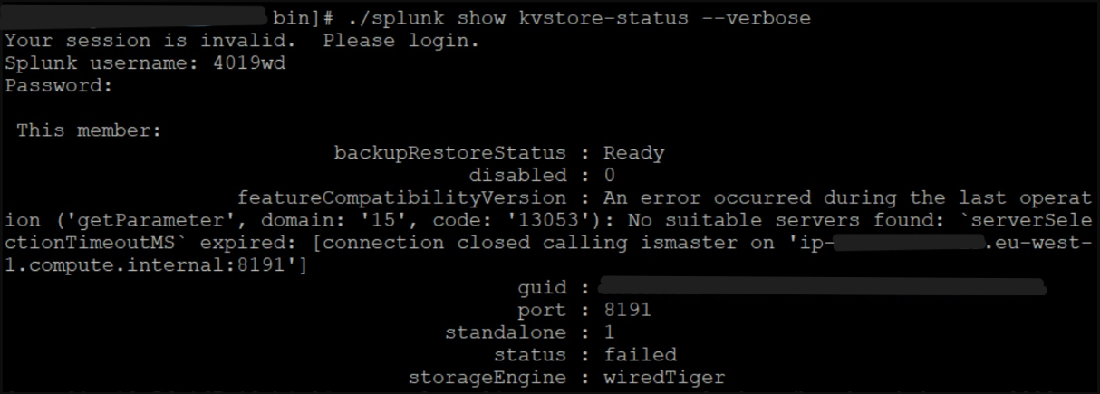 KV Store Error after upgrading Splunk Enterprise to 9.x | Splunk