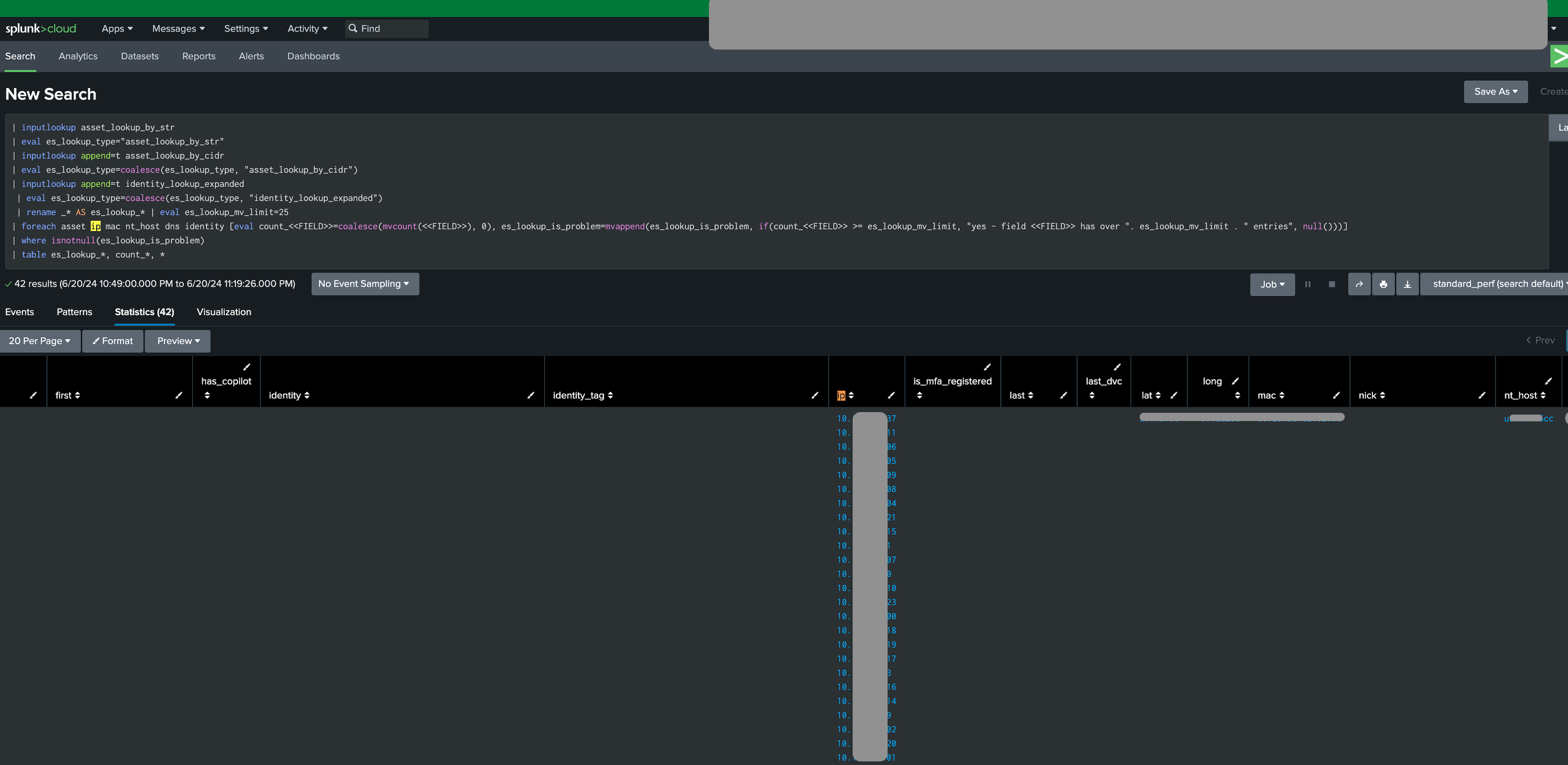 Message "X identities are currently exceeding the field limits set in ...