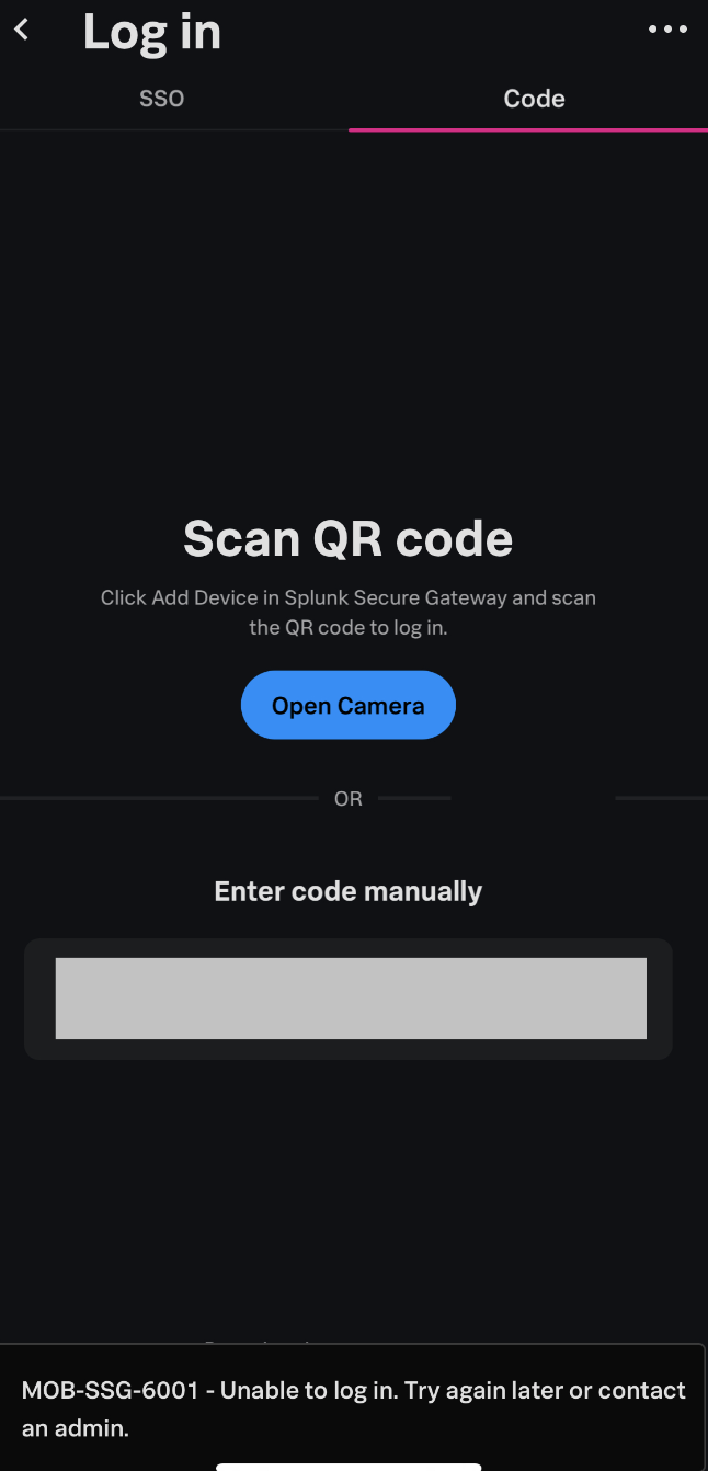 Unable to register iOS devices in Splunk Secure Gateway | Splunk