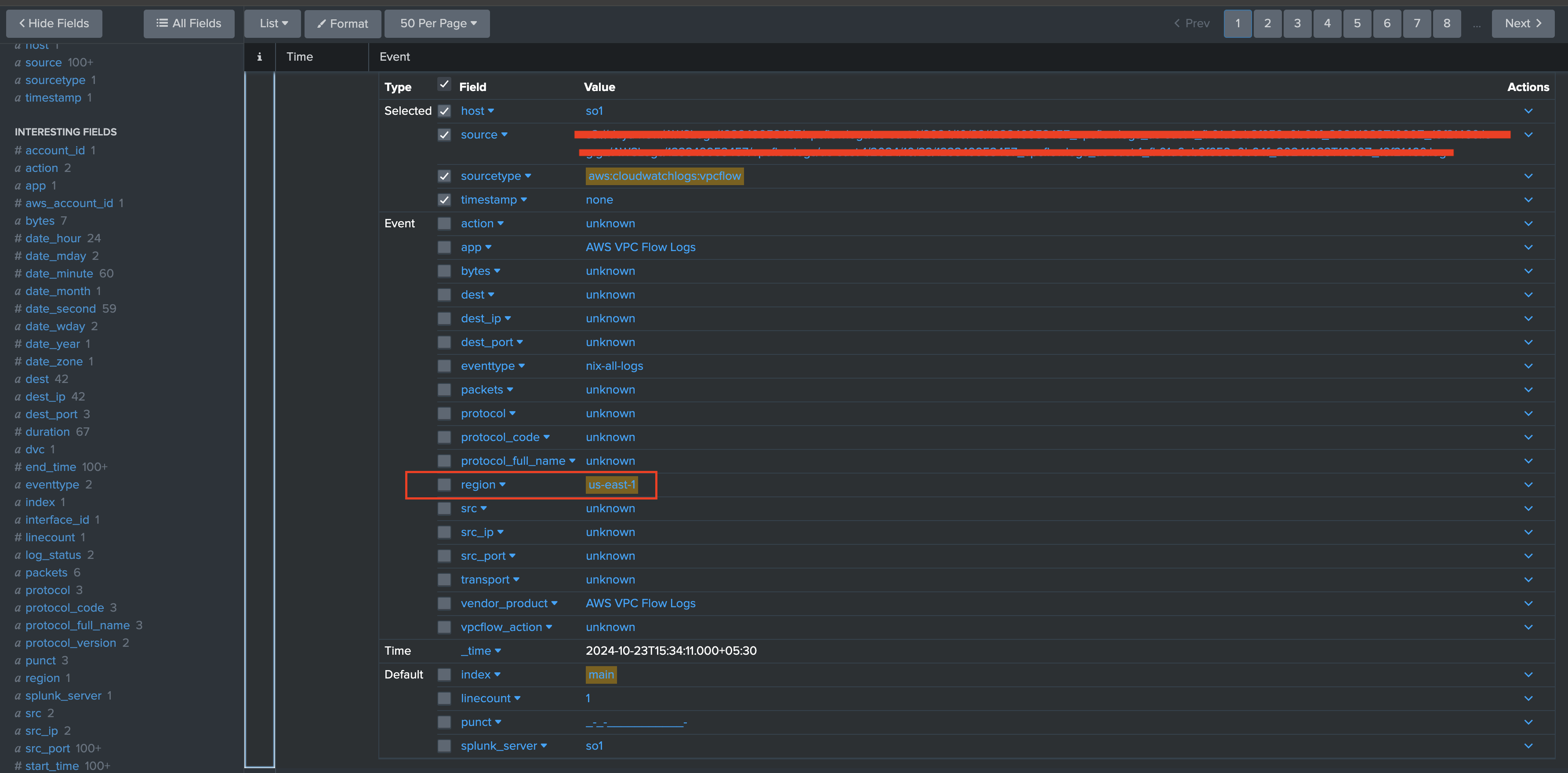 Splunk Add-on for Amazon Web Services (AWS) : Inaccurate Extraction of Region field with ...