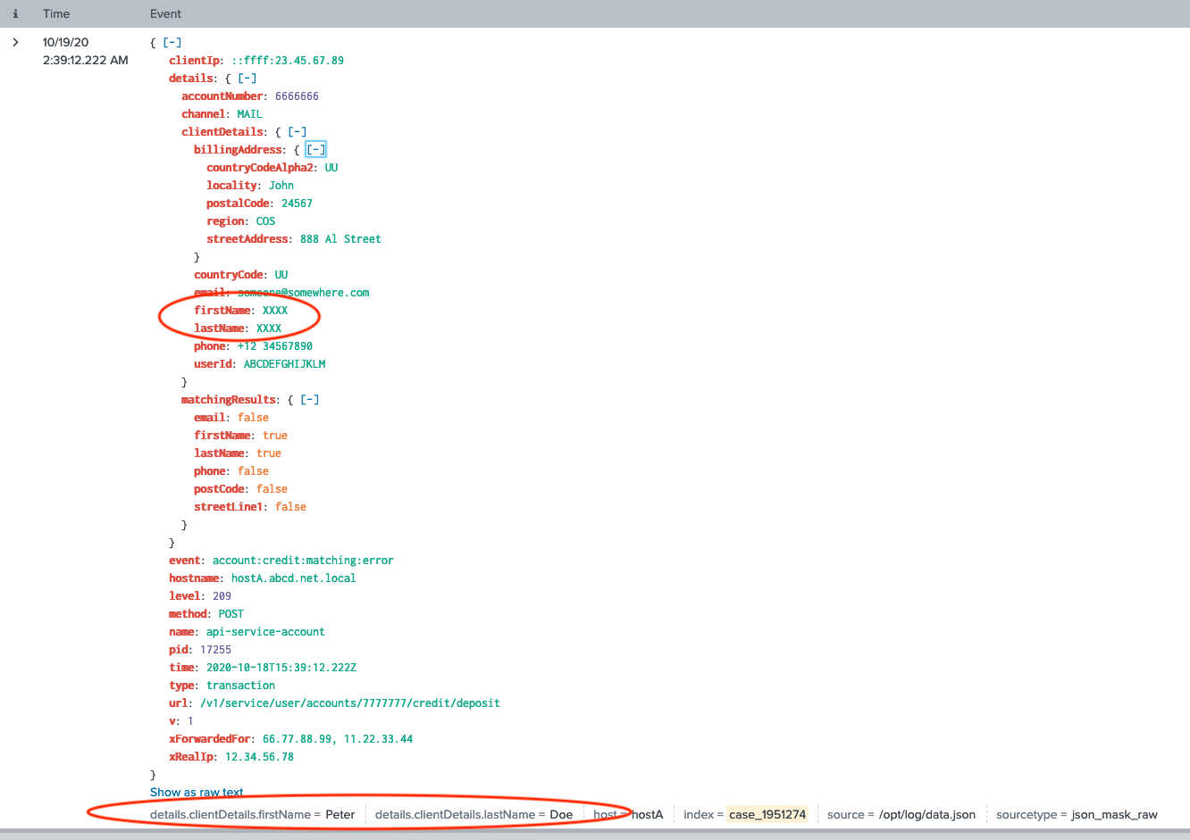 How to Mask Fields Extracted through Indexed Extraction. | Splunk