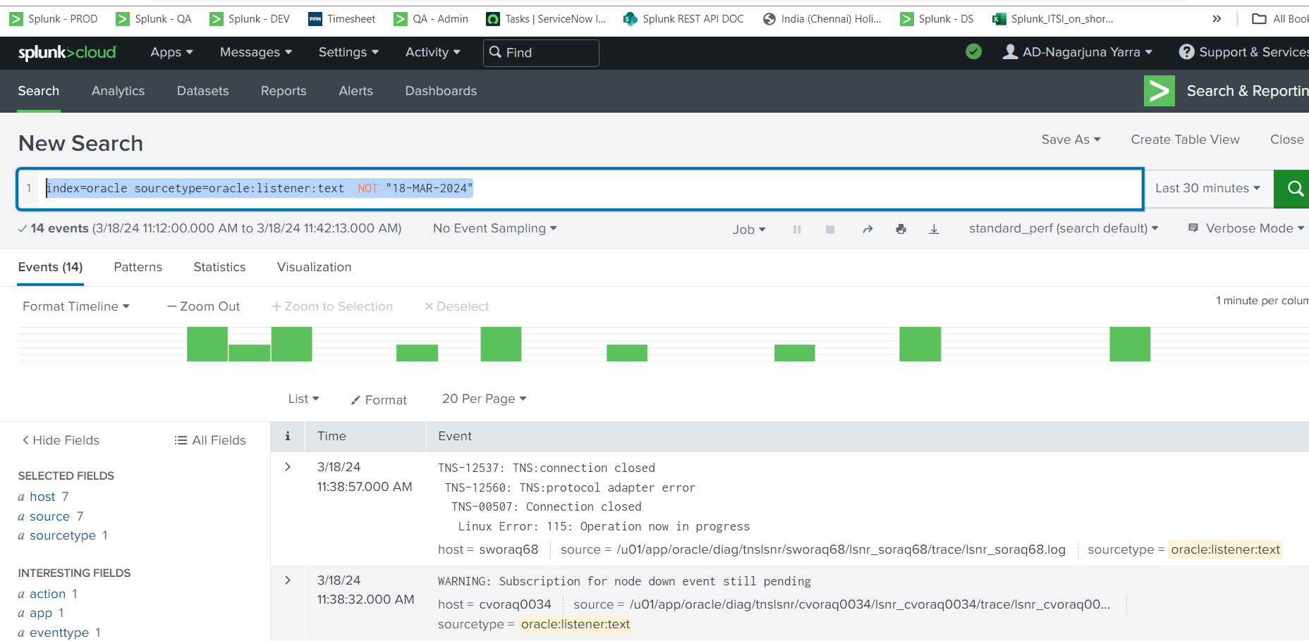 Splunk_TA_oracle is having an issue with Line merging for sourcetype ...