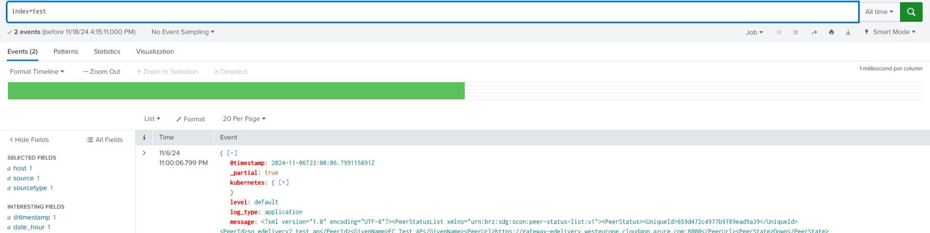 Collect command does not retain the timestamps of the events | Splunk