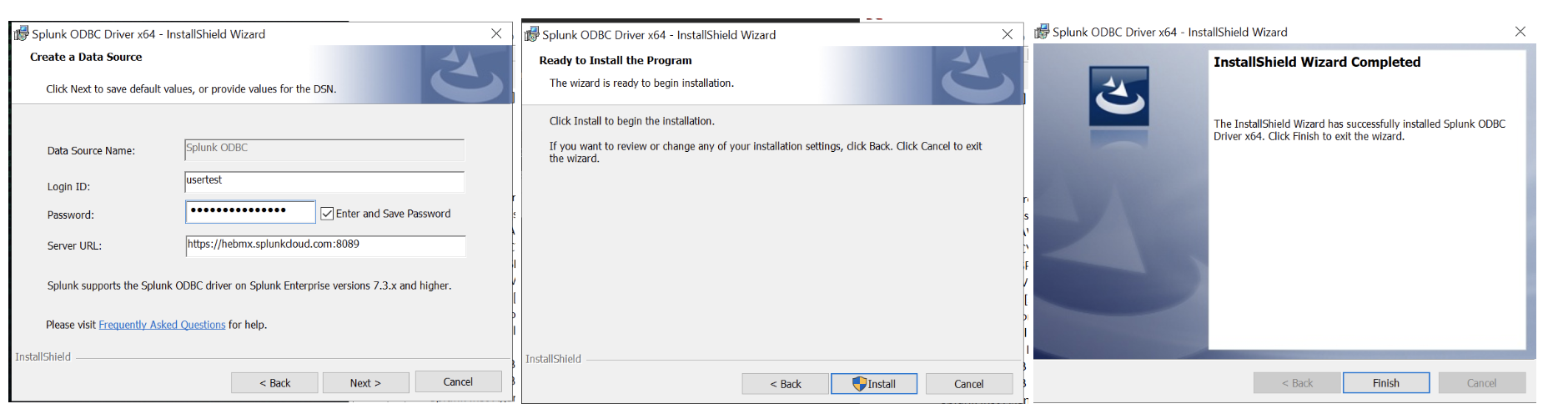 Configuring Splunk ODBC Driver App | Splunk