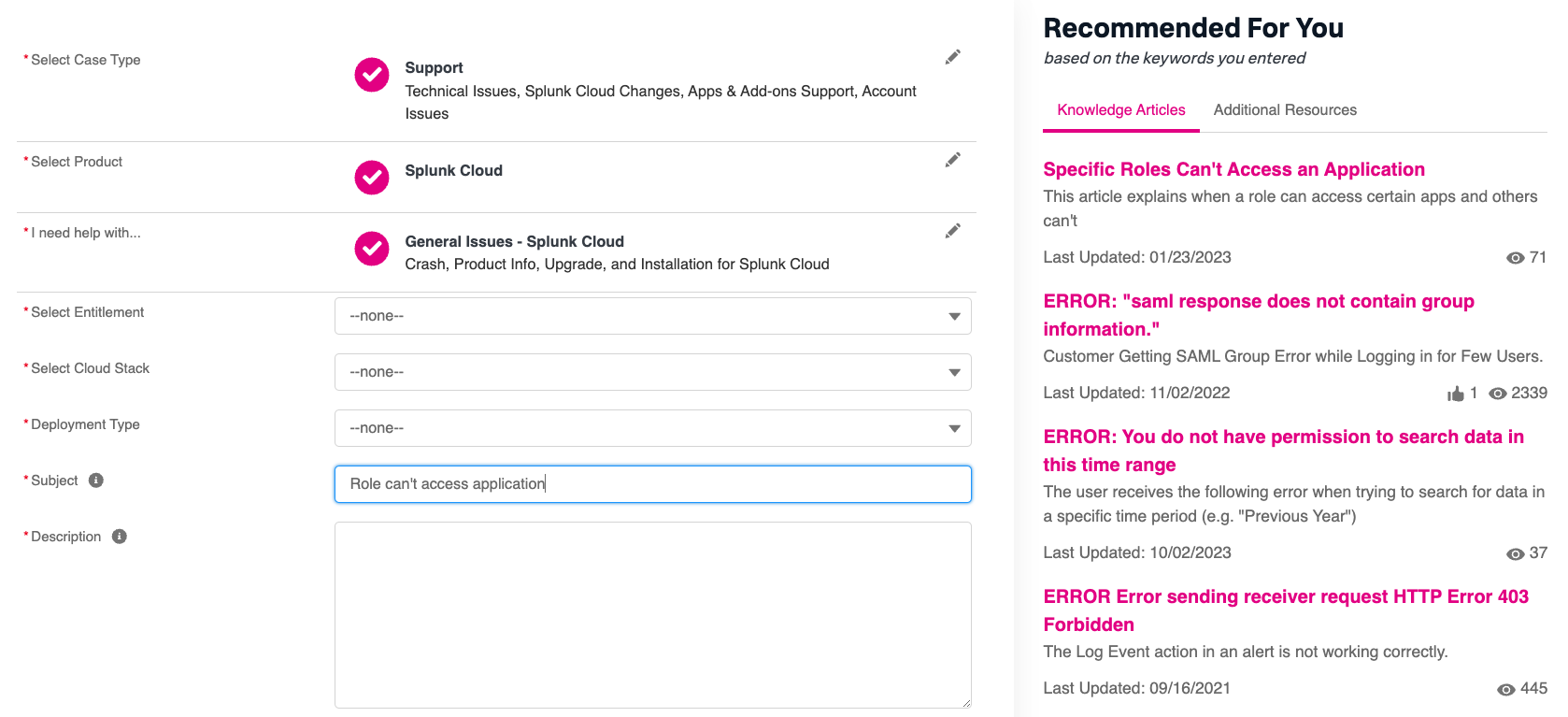 Working with Splunk Support | Splunk