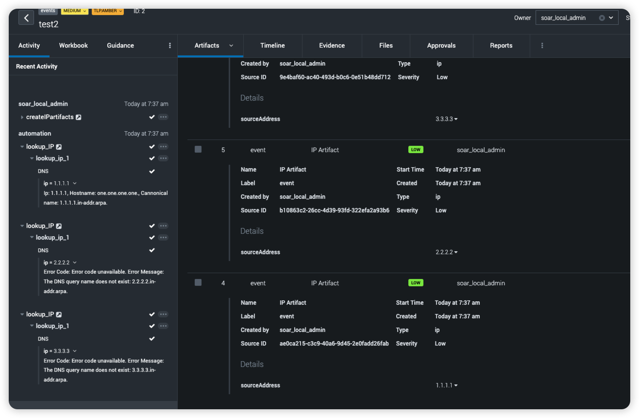 How to avoid active playbooks run immediately after each artifact created when adding a list of ...