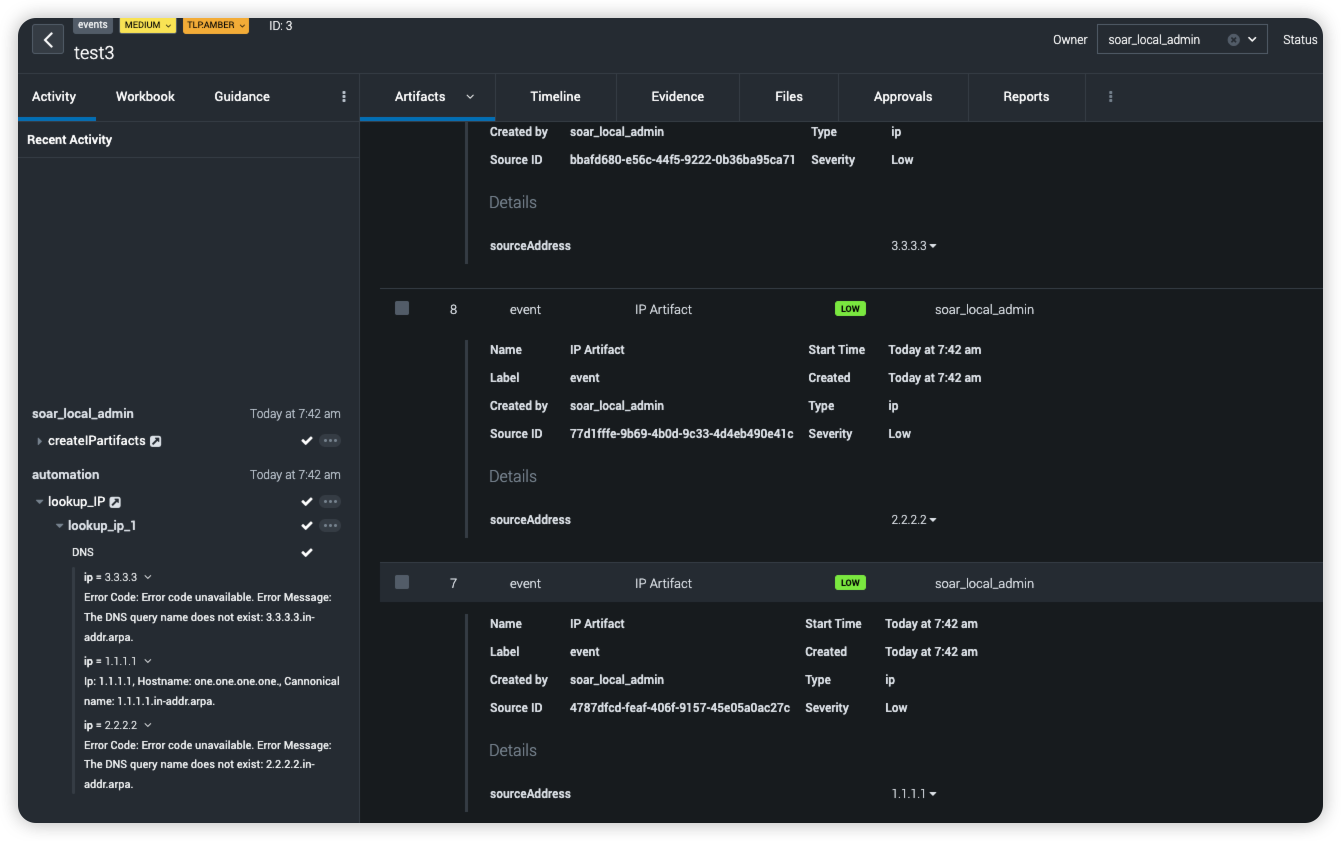 How to avoid active playbooks run immediately after each artifact created when adding a list of ...