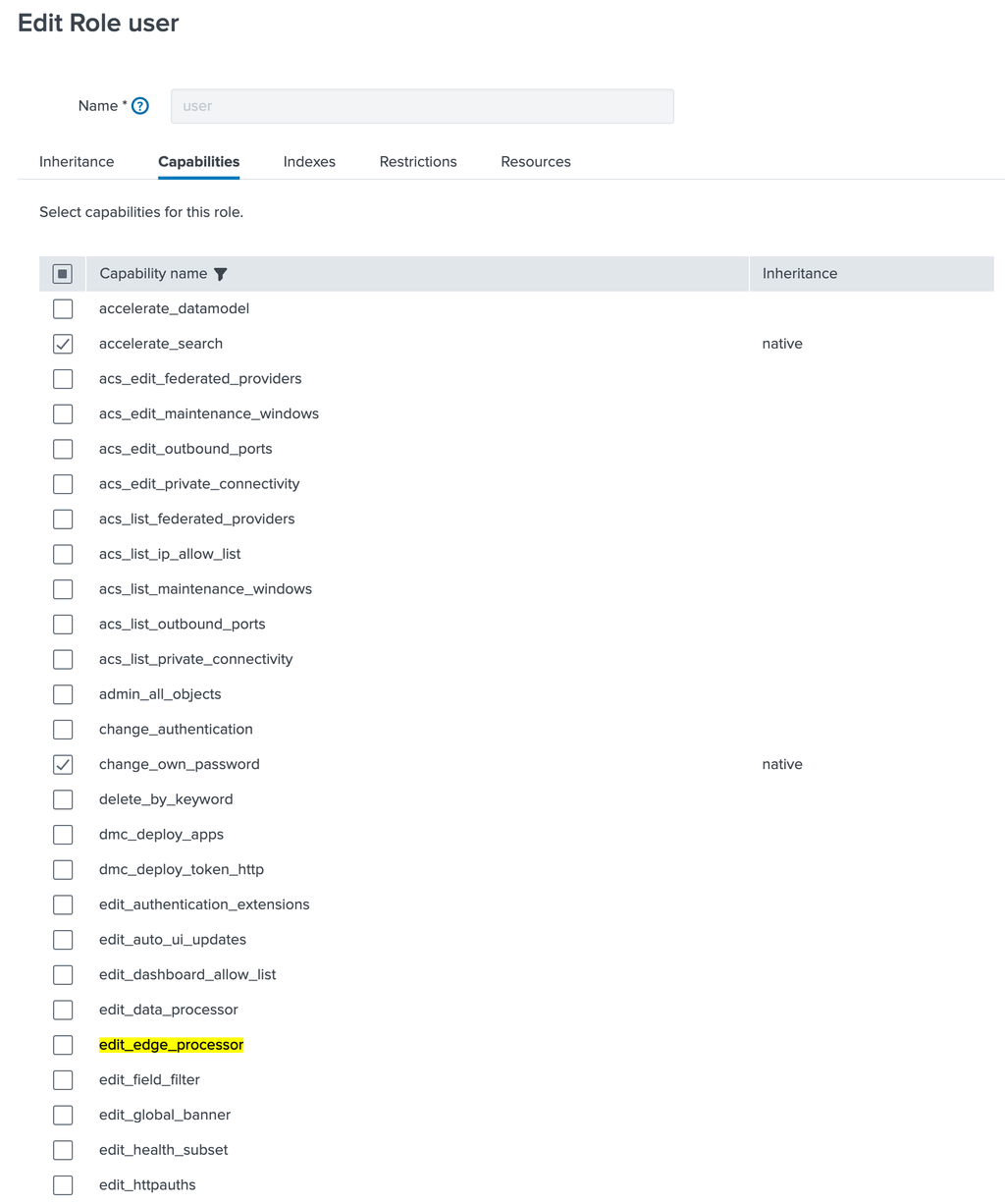 Unable To Authorize Request Error In Edge Processor When Attempting To Connect Splunk Cloud