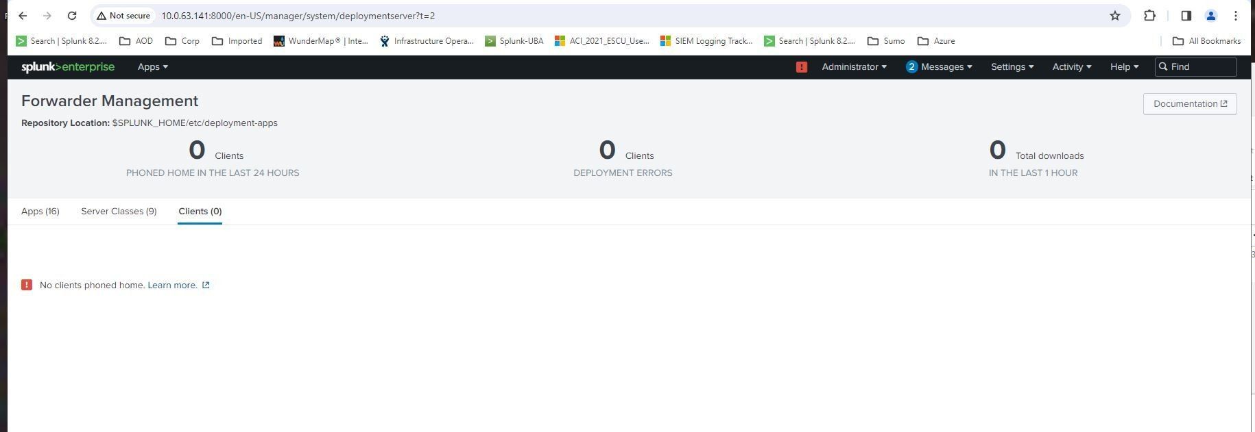 Troubleshoot Missing Deployment Clients even when updated Outputs.conf ...