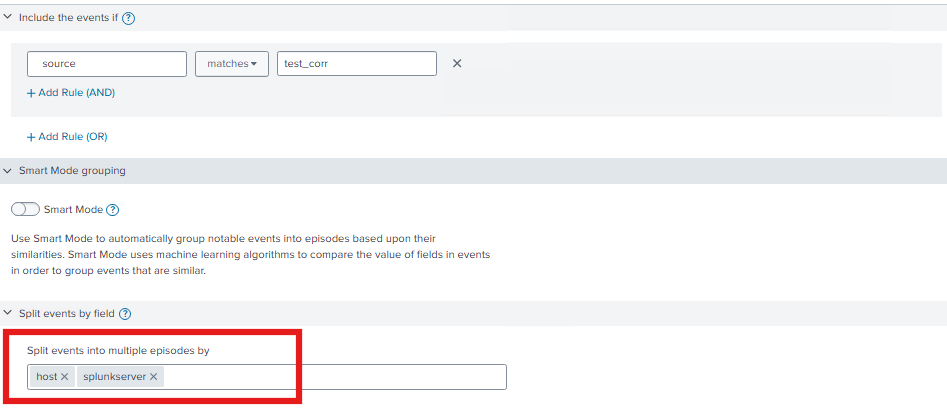 The episodes in ITSI was not breaking as expected based on the ...