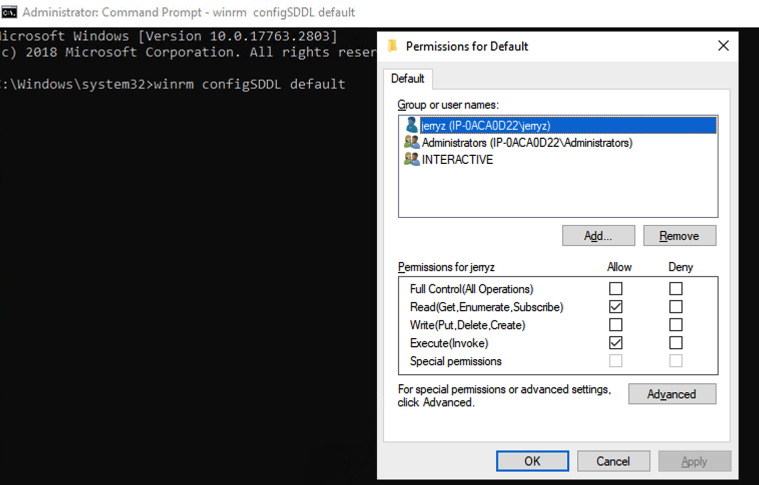 SOAR: How to Configure a Non-Admin User for Use with the WinRM Connector | Splunk