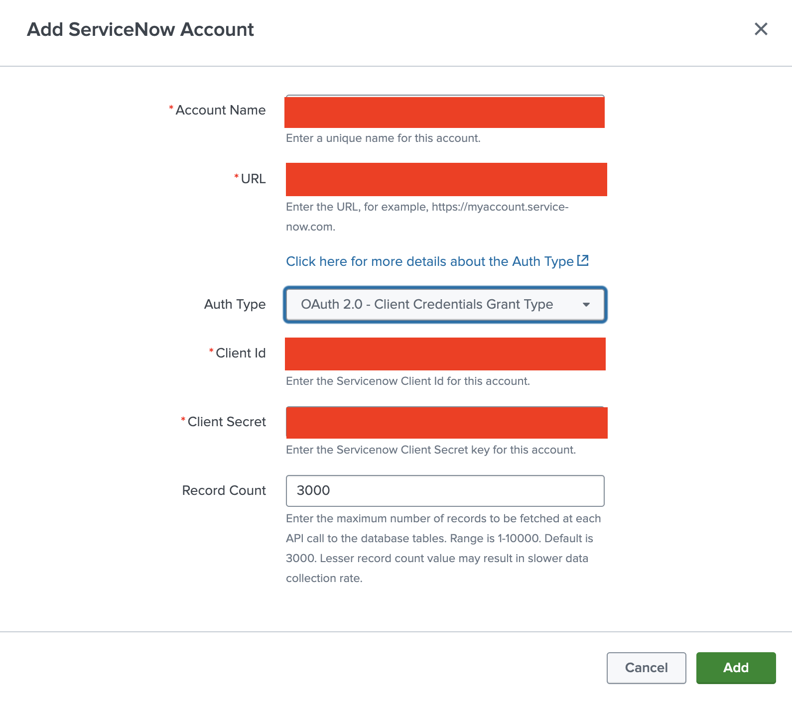 [Splunk Add-on for ServiceNow] Extended Document to Configure ServiceNow to collect data using ...