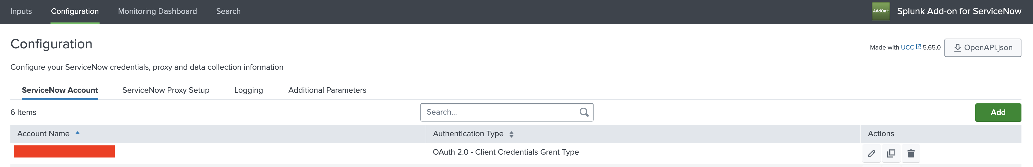 [Splunk Add-on for ServiceNow] Extended Document to Configure ServiceNow to collect data using ...