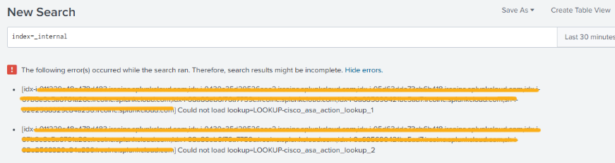 ERROR: Could not load lookup=LOOKUP- | Splunk