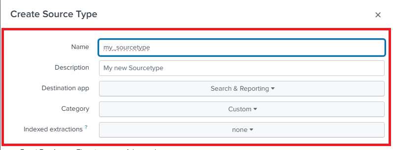 Create, edit, clone and delete Sourcetype on Splunk Web UI | Splunk